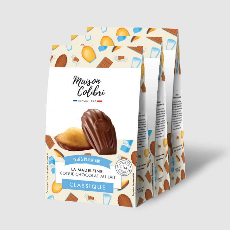 Madeleine with milk chocolate shell - Buy madeleine with milk chocolate ...